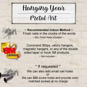 Custom Script Metal Word Sign | Kembara Script Personalized Metal Name ...