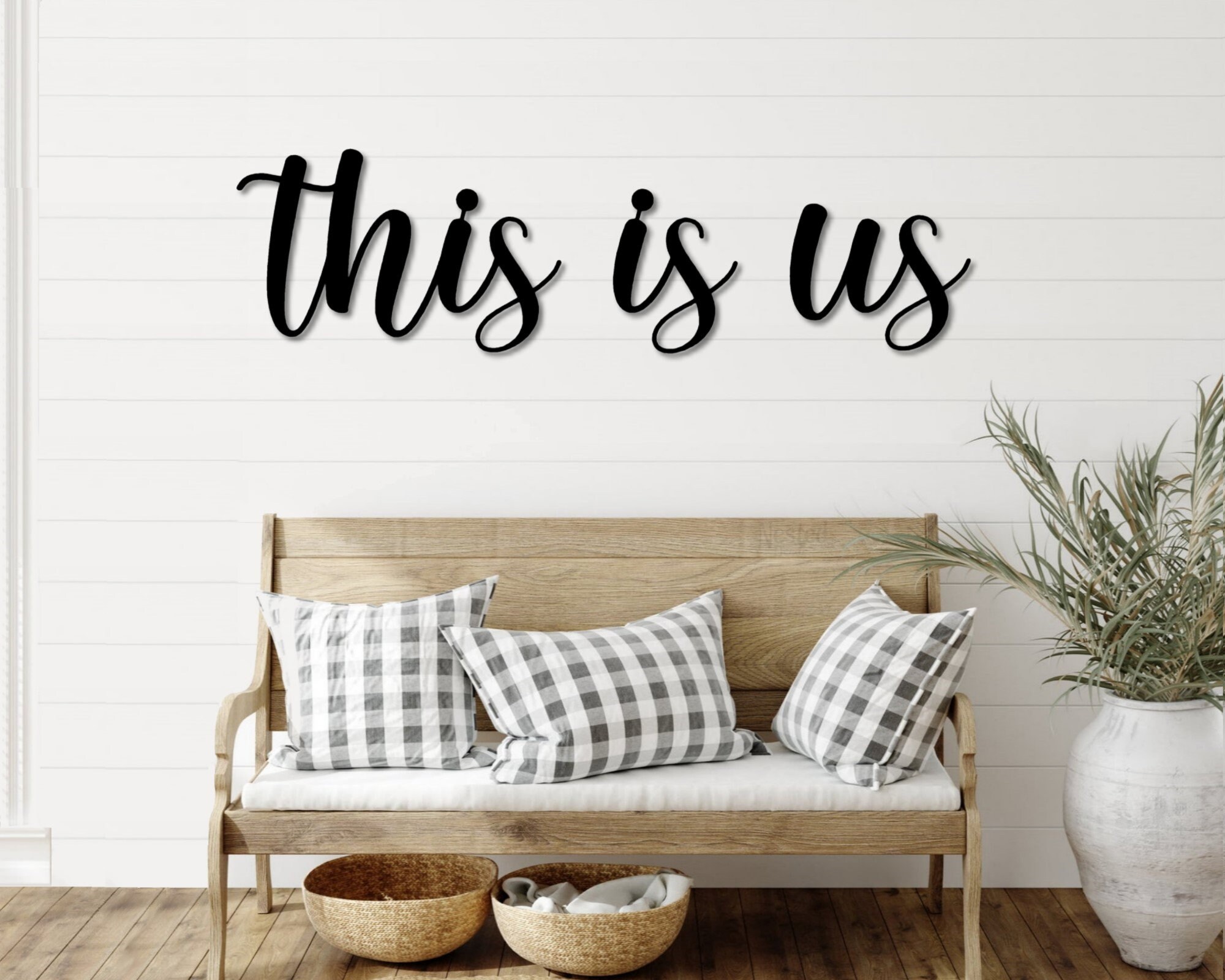 This is Us Metal Word Art | Kembara Script Word Art | Indoor Outdoor ...