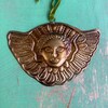 TIN ANGELS Set, Painted Angel ORNAMENTS, Mexican Christmas Party Favors ...