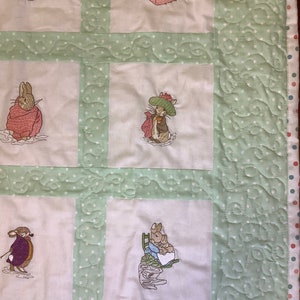 Peter Rabbit Baby Quilt - Etsy