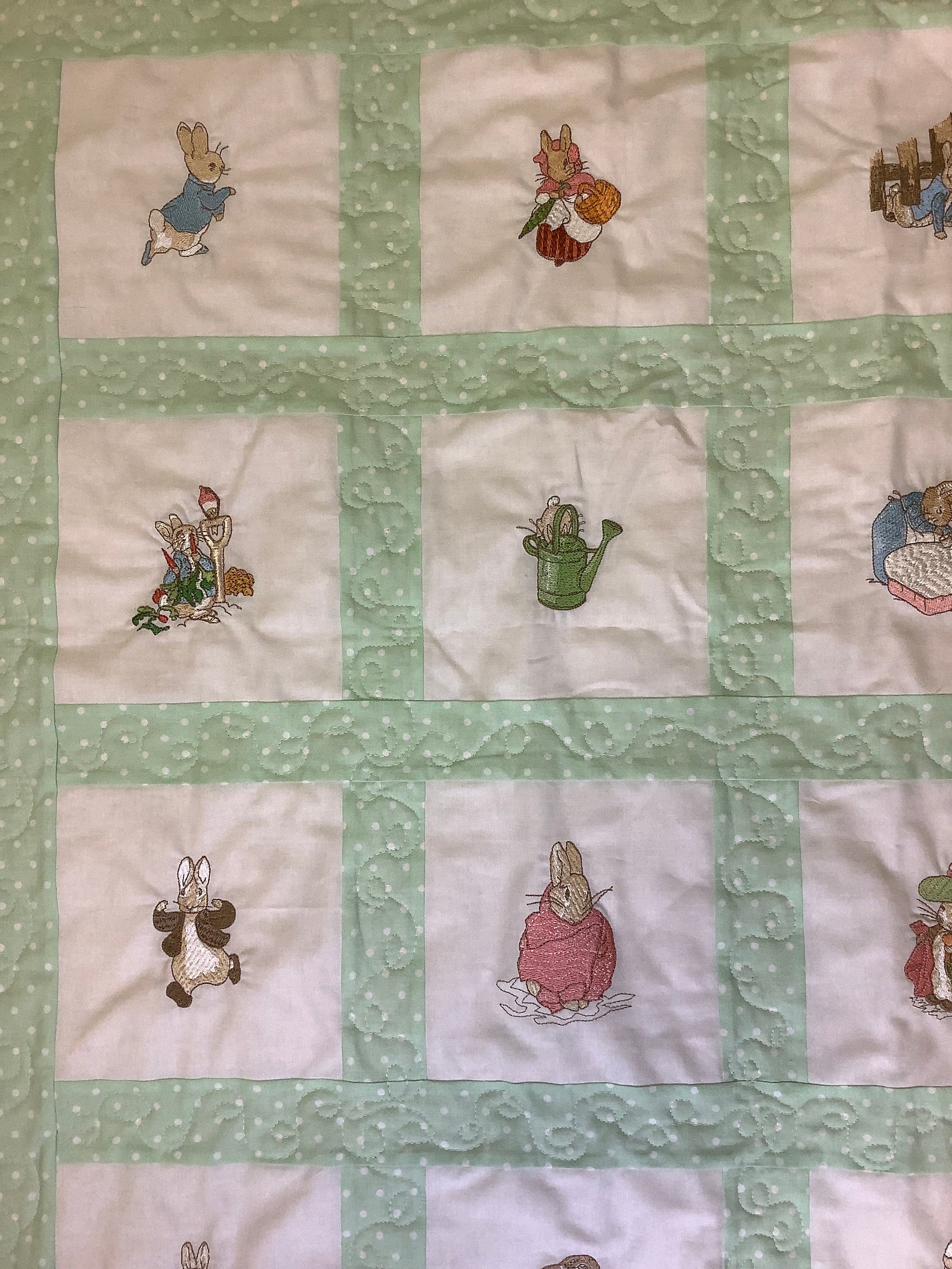 Peter Rabbit Baby Quilt - Etsy