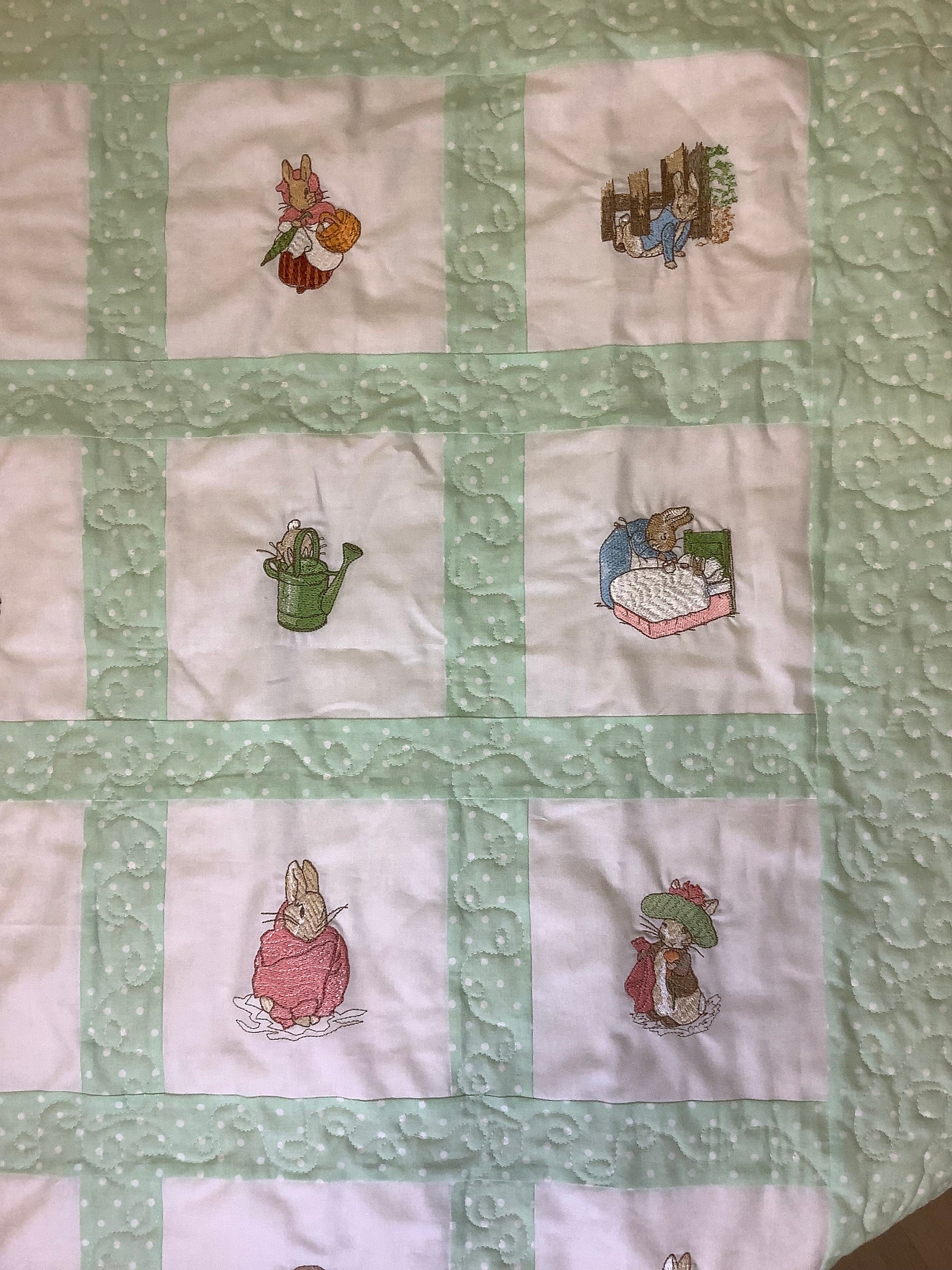 Peter Rabbit Baby Quilt - Etsy