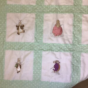 Peter Rabbit Baby Quilt - Etsy