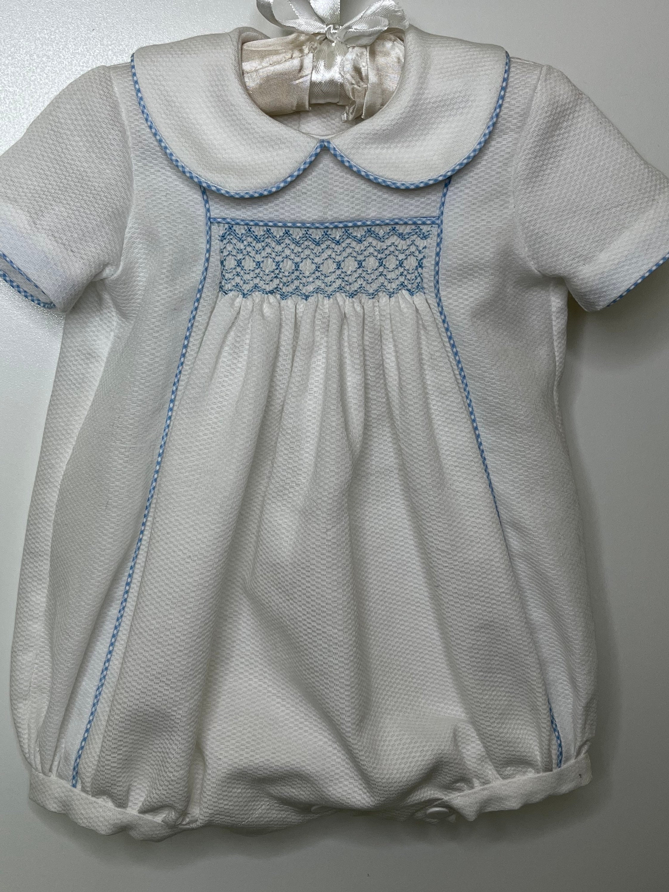 Smocked Baby Boy Bubble - Etsy