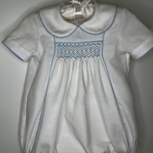 Smocked Baby Boy Bubble - Etsy