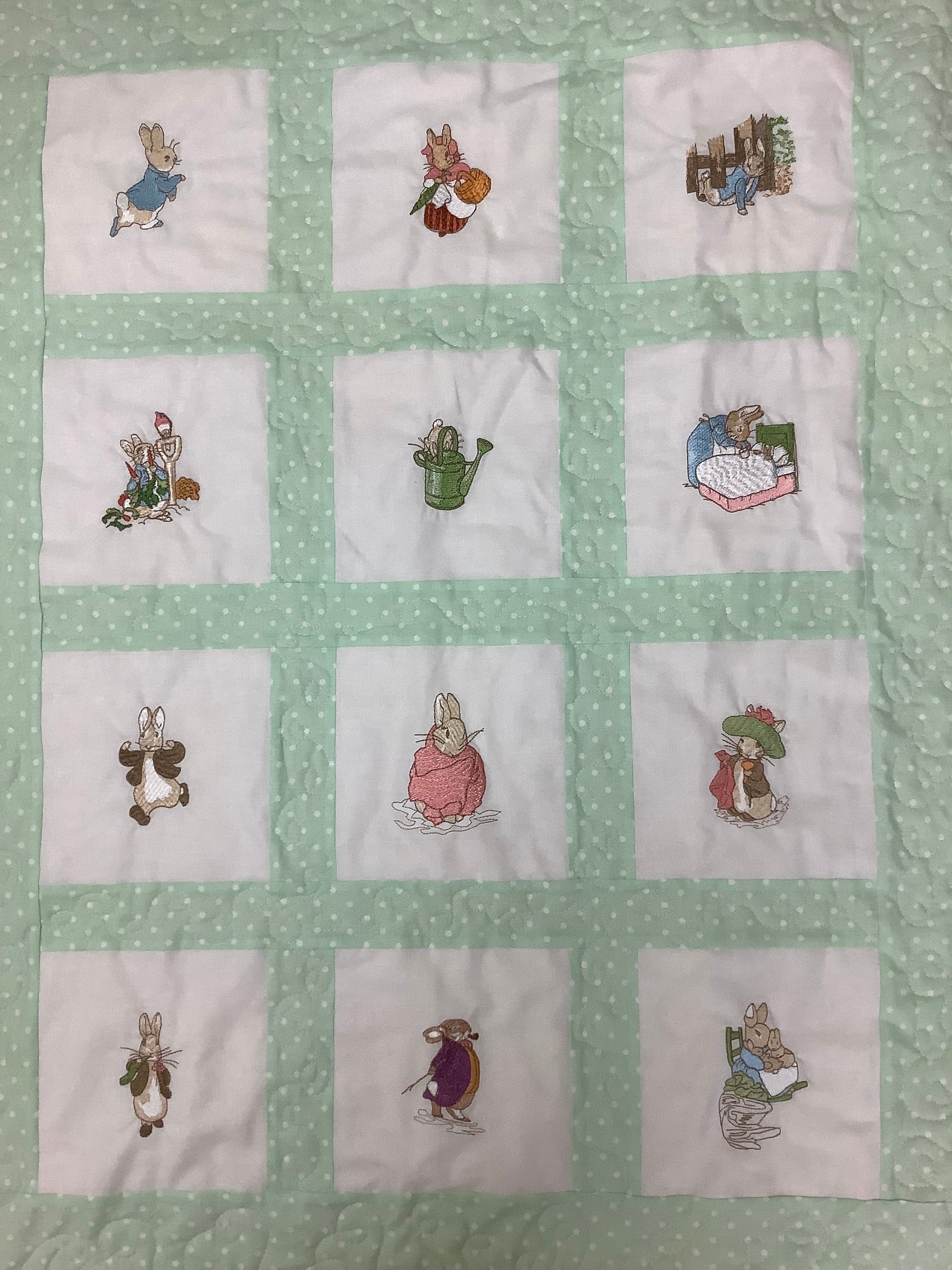 Peter Rabbit Baby Quilt - Etsy