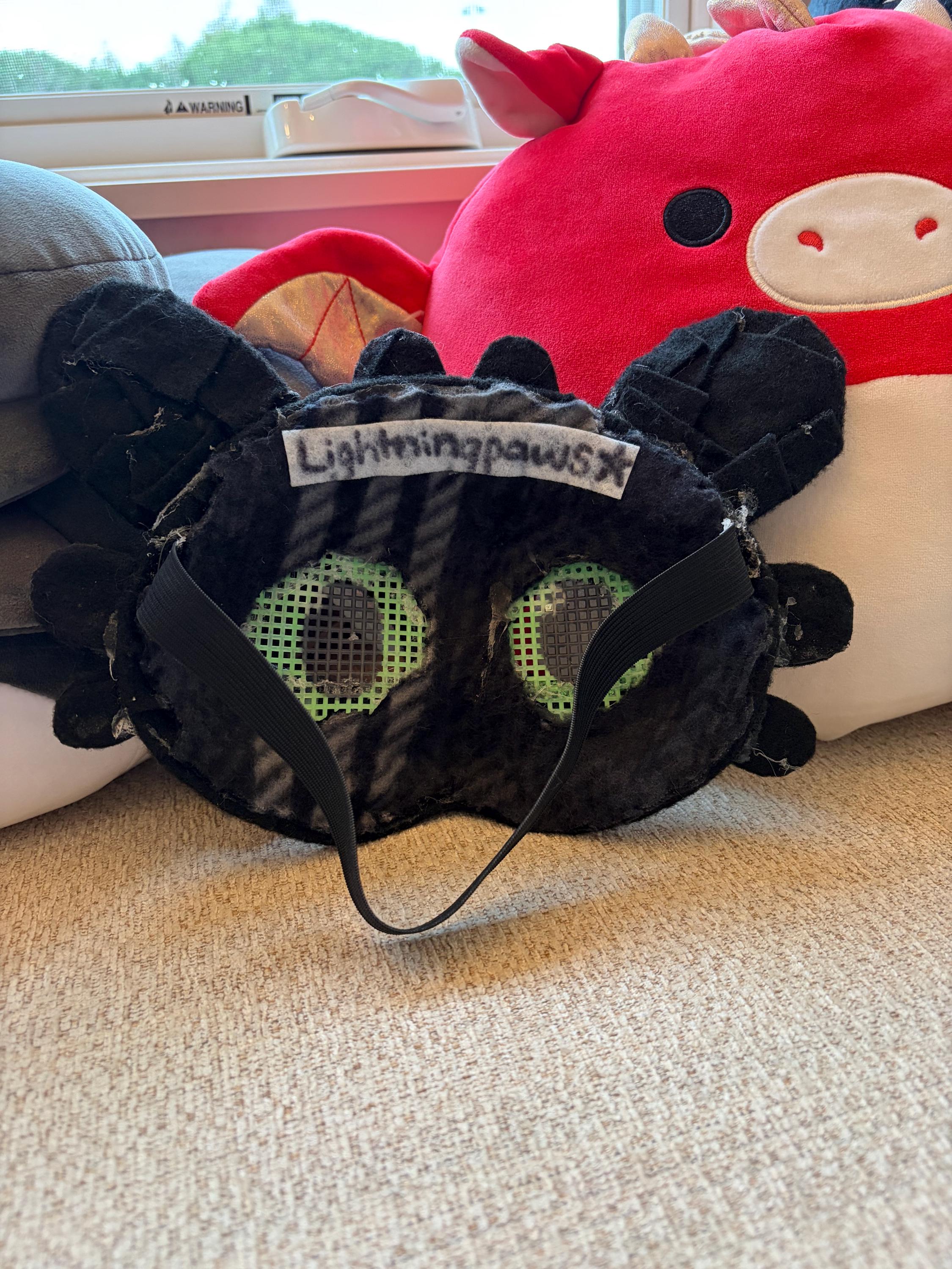 Toothless How to Train Your Dragon Mask - Therian/furry/quadrobist Mask ...