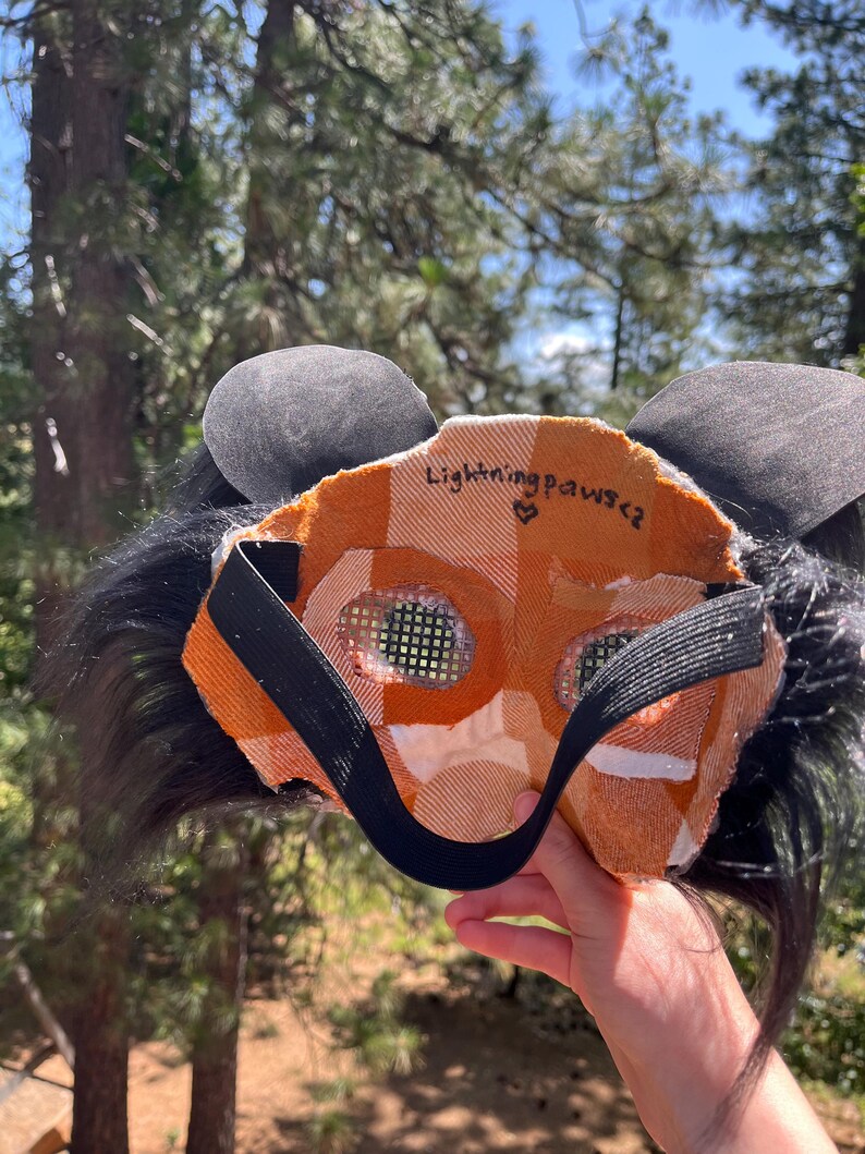 Black Bear Mask - Furry/therian/quadrobist Mask :D - Etsy