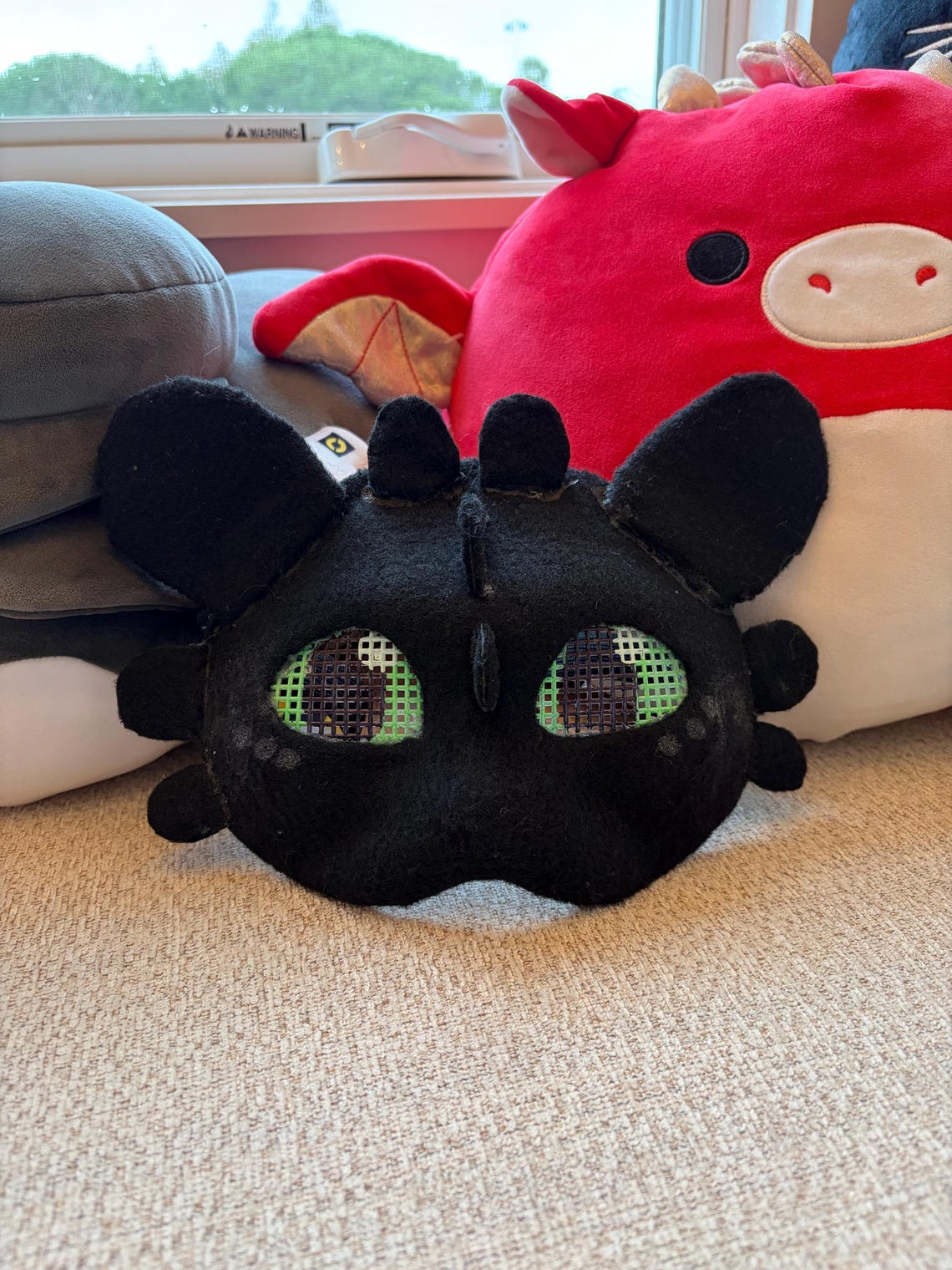 Toothless How to Train Your Dragon Mask - Therian/furry/quadrobist Mask ...