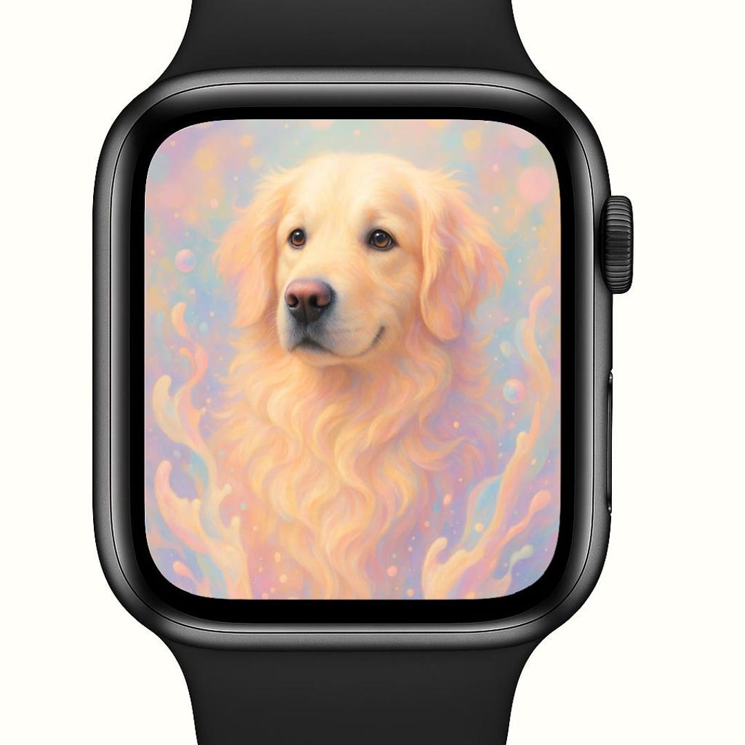 Pastel Cute Dog Apple Watch Face Wallpaper | Collie, Corgi, Dachshund ...