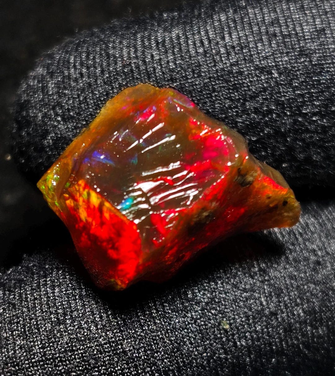 12 Carat Opal Rough, Untreated Opal Stone for Jewelry Making Flashy ...