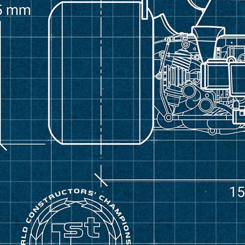 Ferrari 312T, Technical Blueprint, Niki Lauda, Formula 1, F1 Car Wall ...