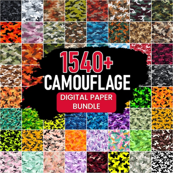 Camo Print - Etsy