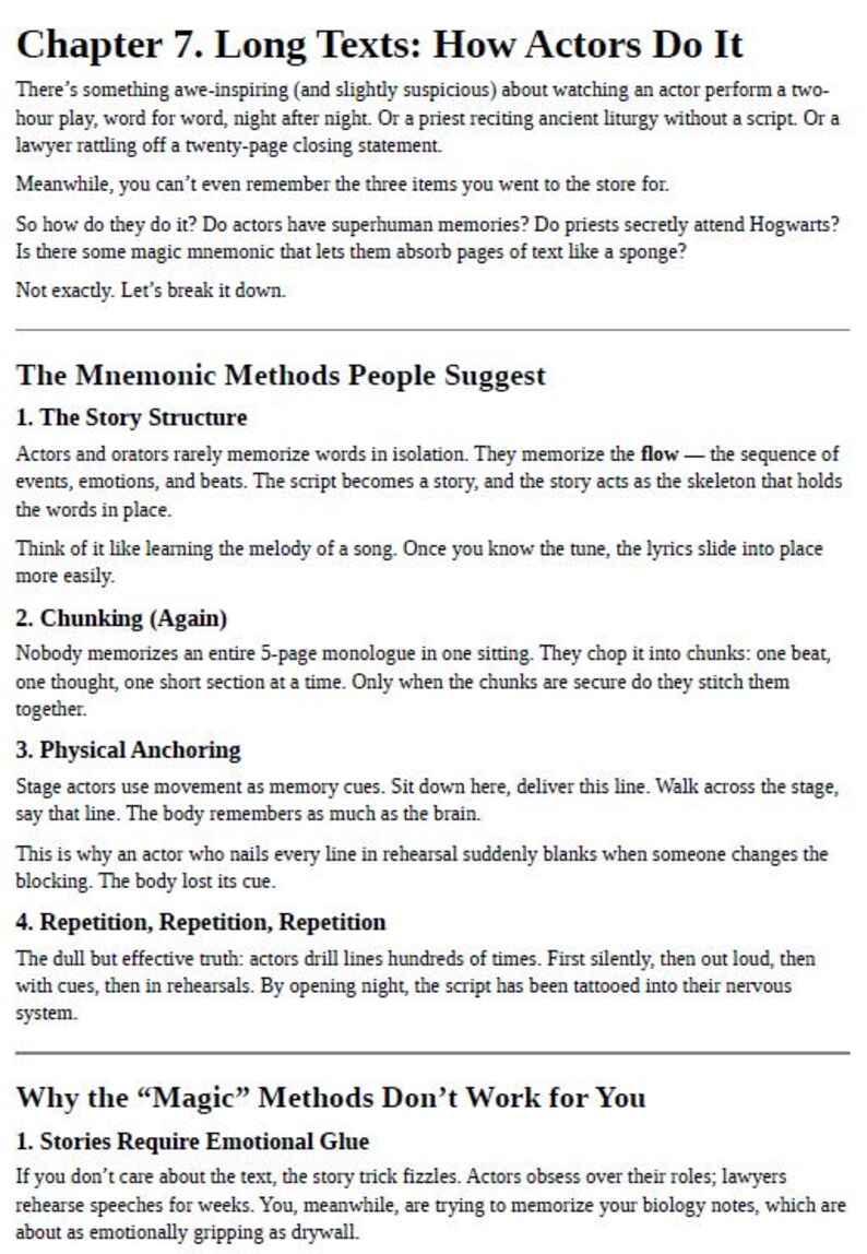 Practical Mnemonics: Memory Hacks That Work – Ebook (PDF, EPUB, DOCX ...
