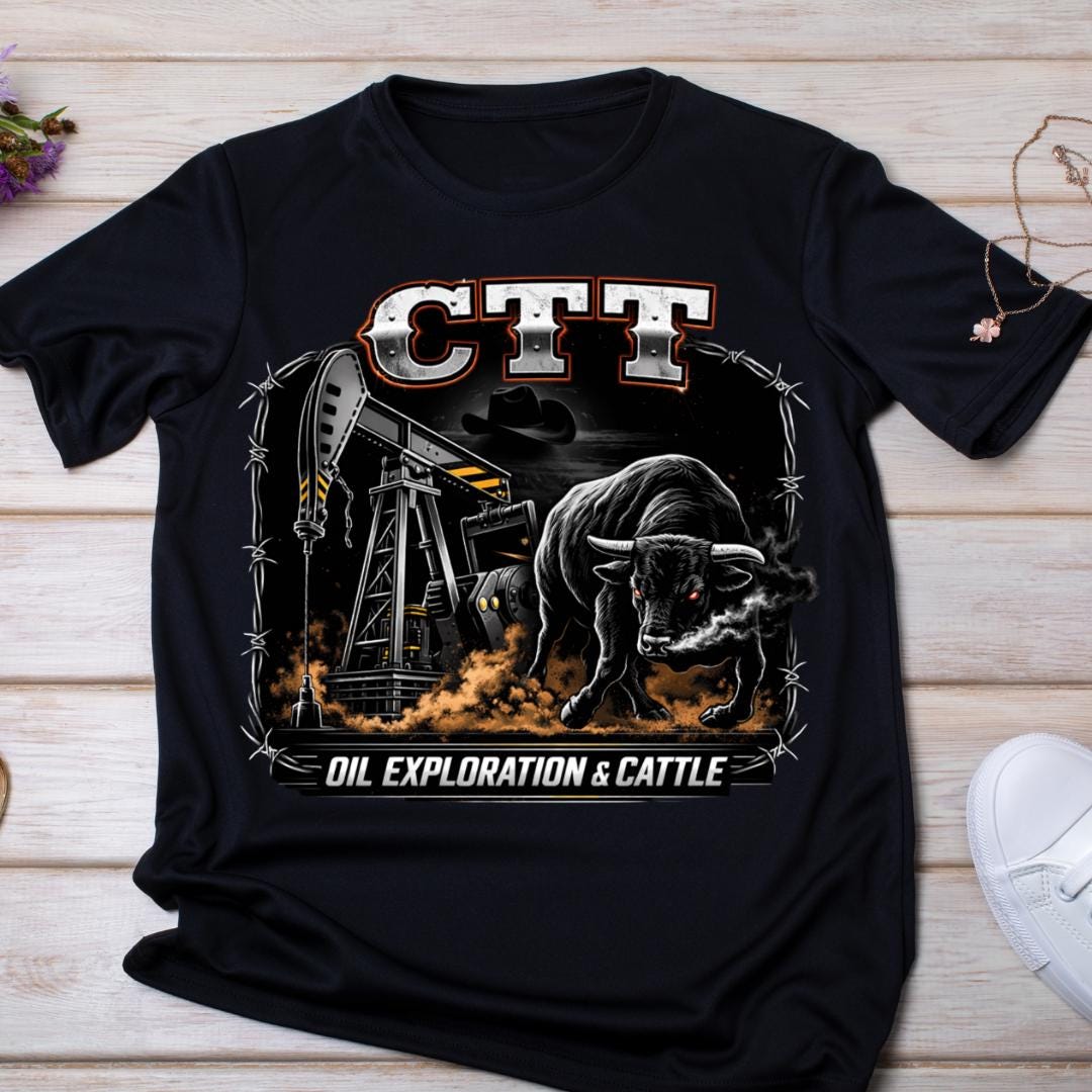 Oilfield Ranch PNG | Western Cattle, Landman Tee Design (300 DPI ...