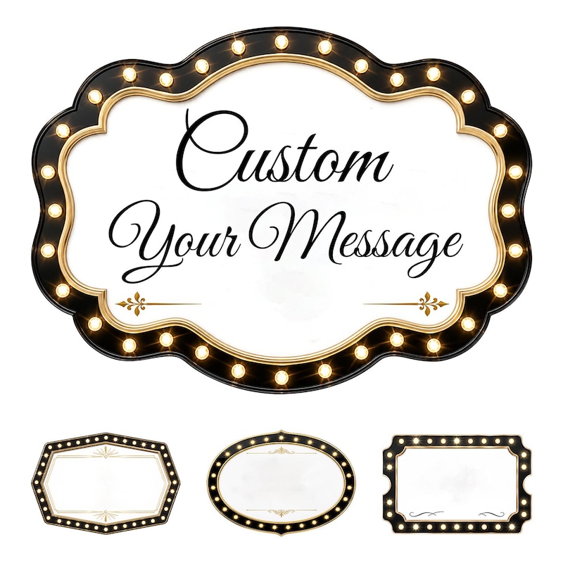 Custom Marquee Sign - Etsy