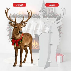 Christmas Cardboard Cutouts, 4mm Corrugated Plastic Standee Decorations ...