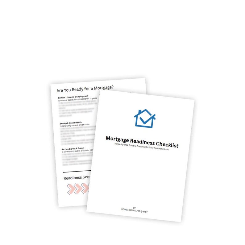 Mortgage Readiness Checklist Printable | Home Loan Prep Planner ...