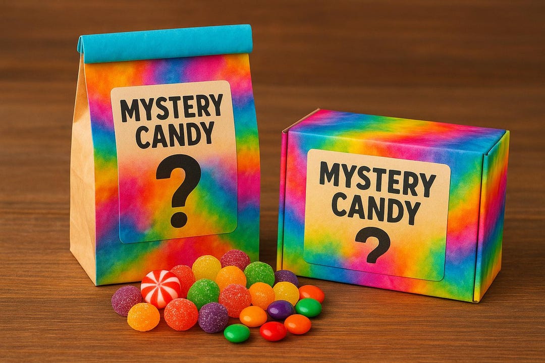 Mystery Candy Box/pack/snack Box - Etsy
