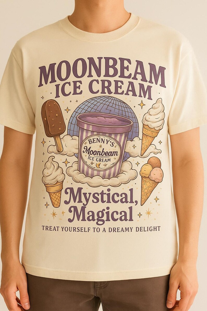 Comfort Colors® Moonbeam Ice Cream Shirt, Mystical Magical Shirt, Gift ...