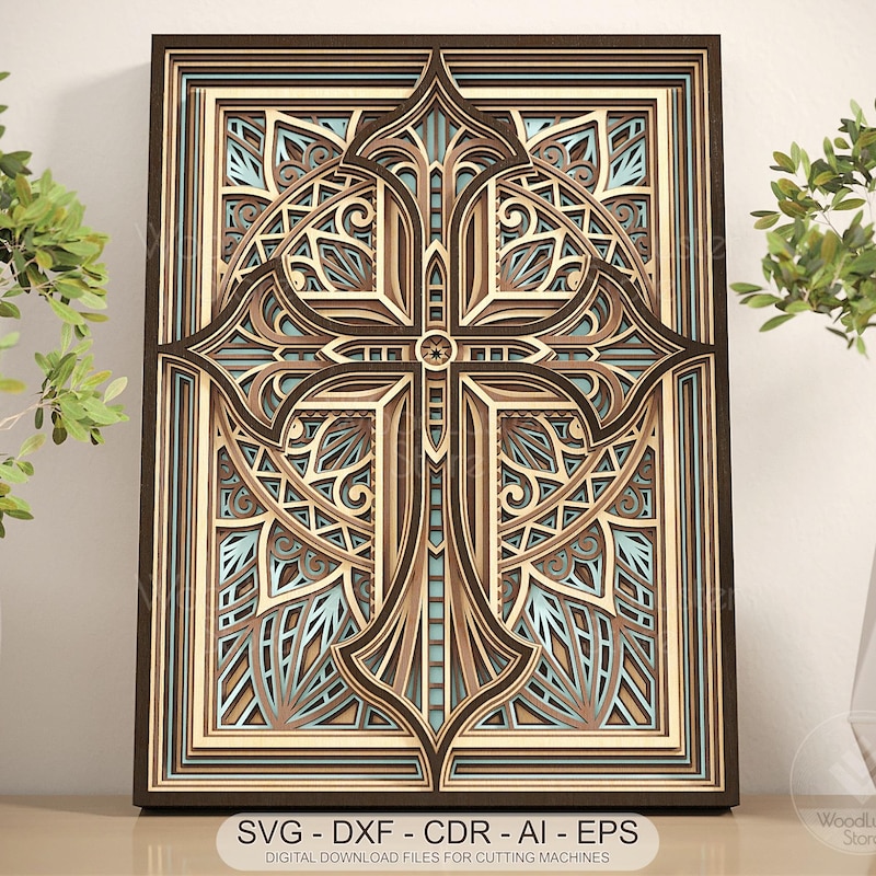 Wood Laser Cross Patterns - Etsy