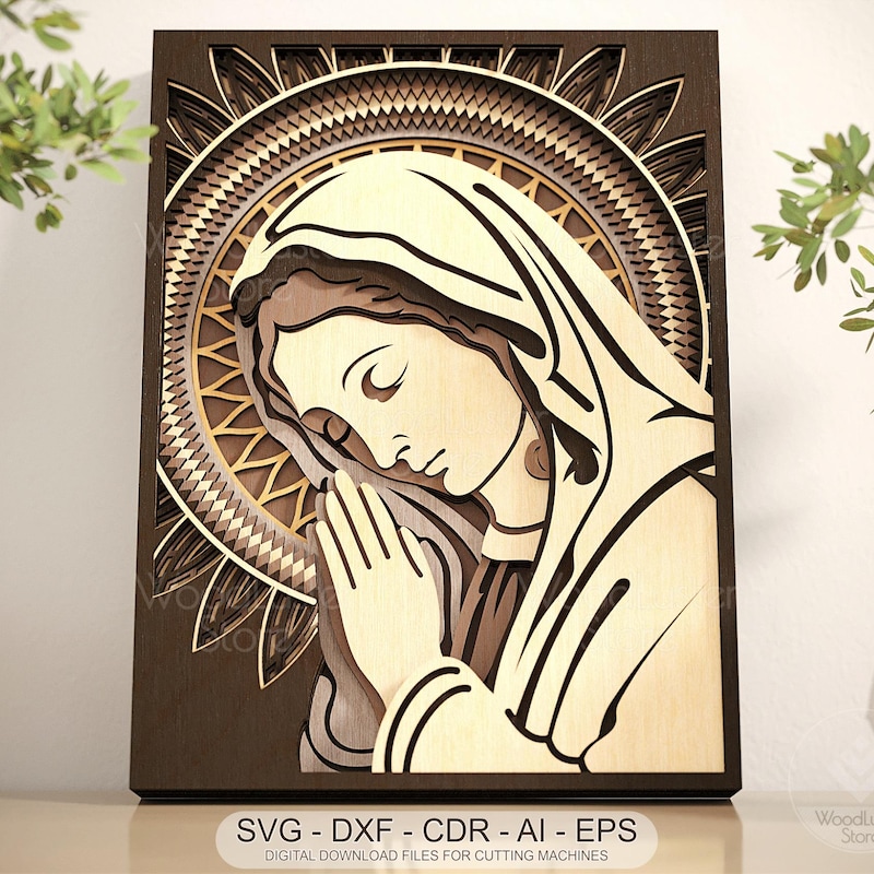 Mary Layer Svg - Etsy UK