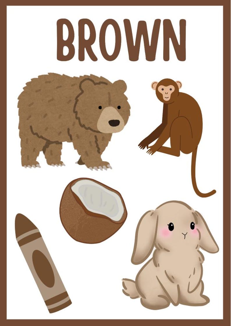 Classroom Colors Posters - Etsy