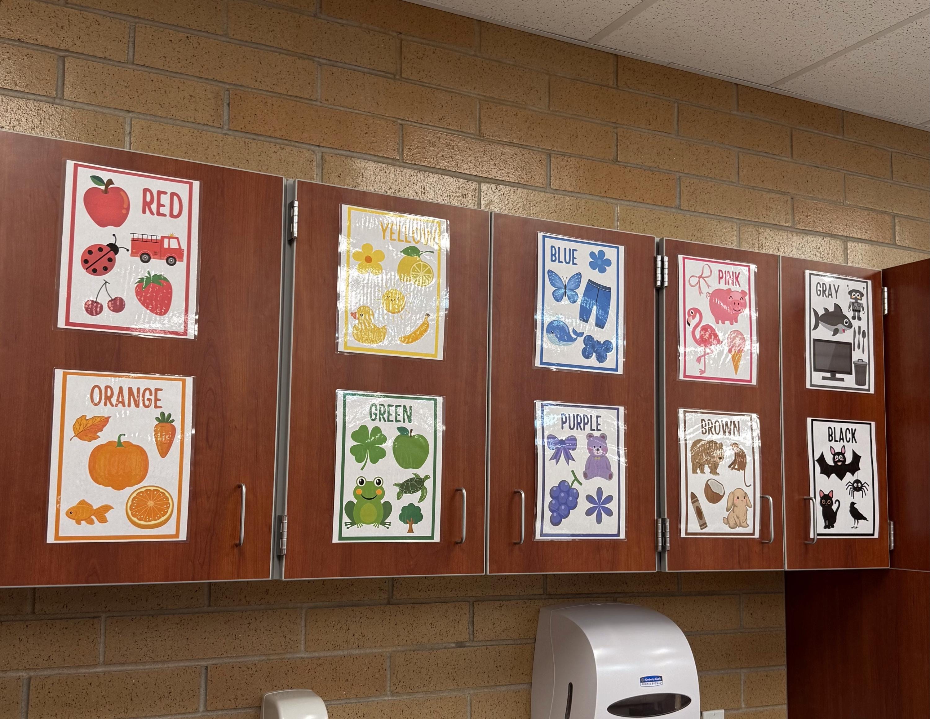 Classroom Colors Posters - Etsy