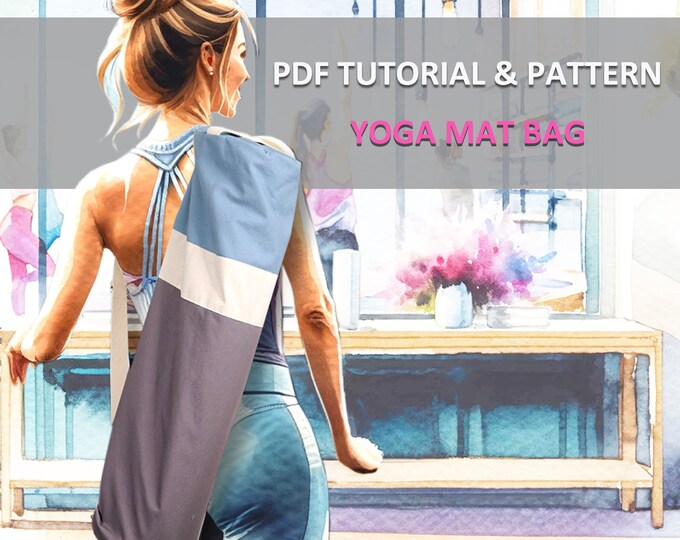 Yoga Mat Bag PDF Sewing Pattern - Etsy