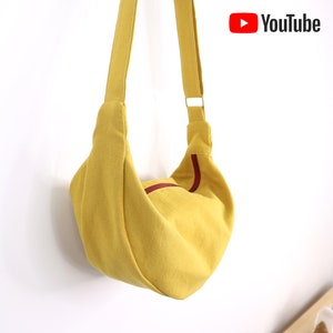 Half Moon Bag With 2 Size Pattens small / Medium. PDF PATTERN ...