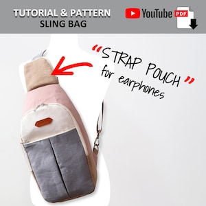 Create Your Own Sling Bag! PDF PATTERN & TUTORIAL With Youtube Video ...