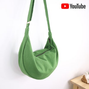 Half Moon Bag With 2 Size Pattens small / Medium. PDF PATTERN ...