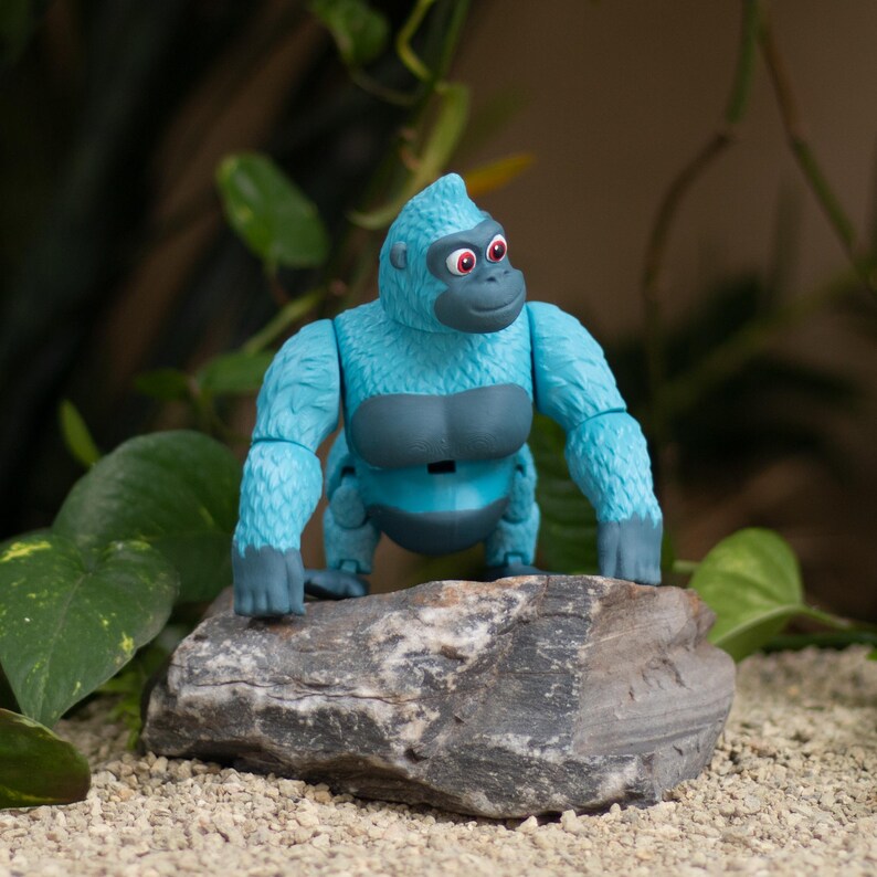 GORILLA - Stl and 3MF Gidital File for 3D Printing, Flexible ...