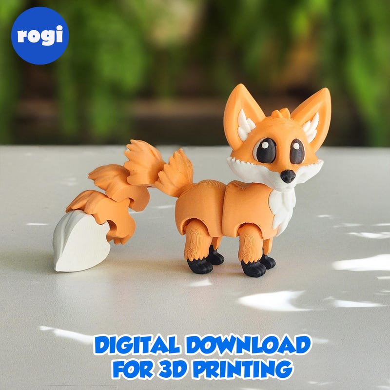 Fox 3d Print Files - Etsy