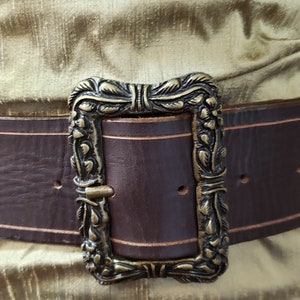 Swashbuckler Belt - Black or Brown - Made to Order - Hand-crafted, High ...