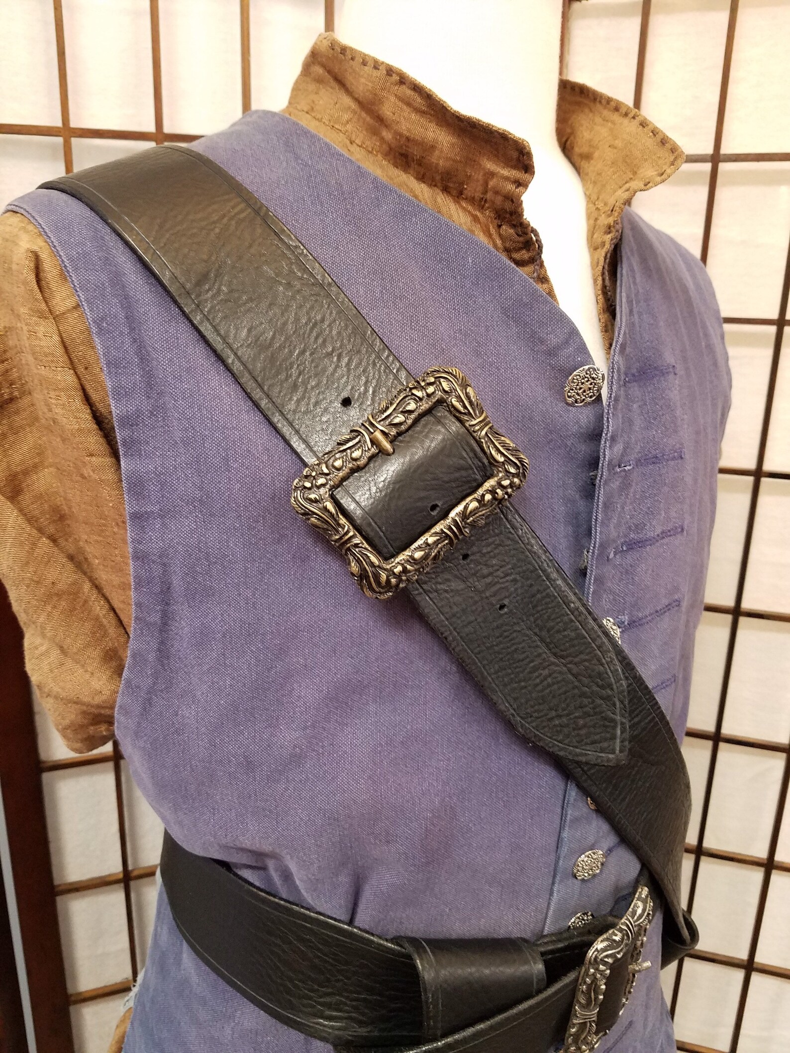 Swashbuckler Baldric over-the-shoulder Sword-belt Pirate | Etsy