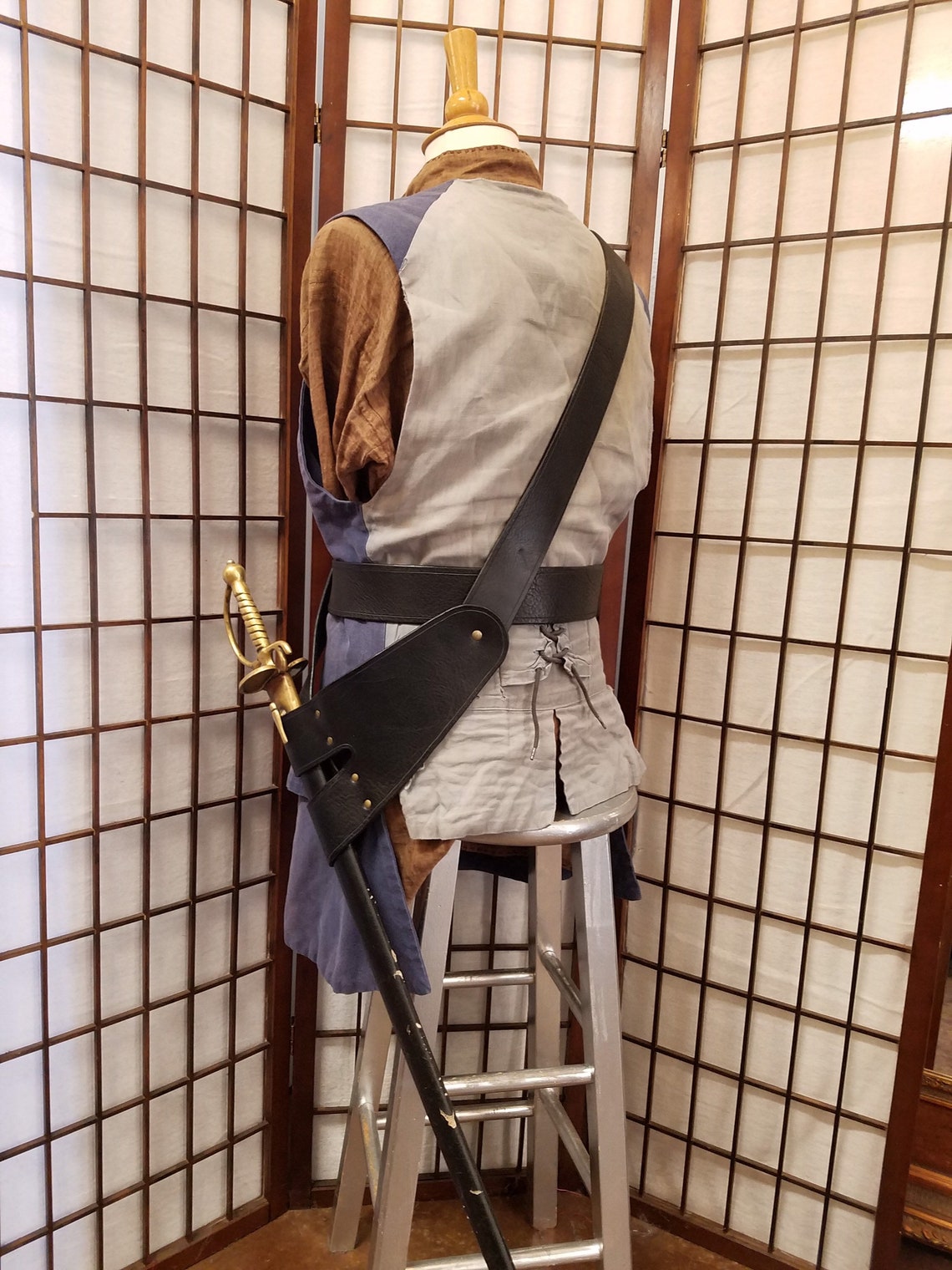 Swashbuckler Baldric over-the-shoulder Sword-belt Pirate - Etsy