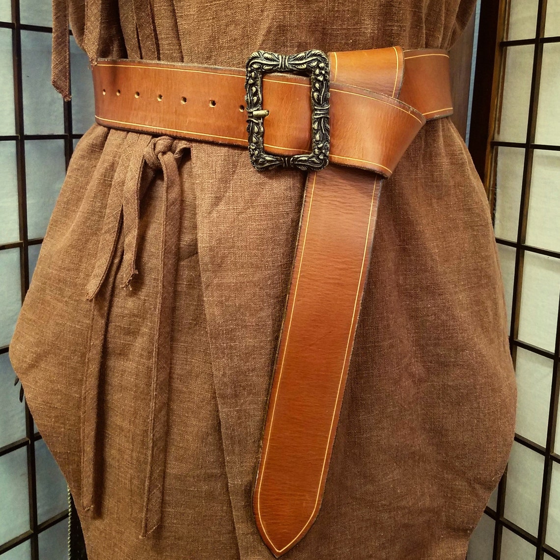 Swashbuckler Belt Black or Brown Made to Order Pirate - Etsy