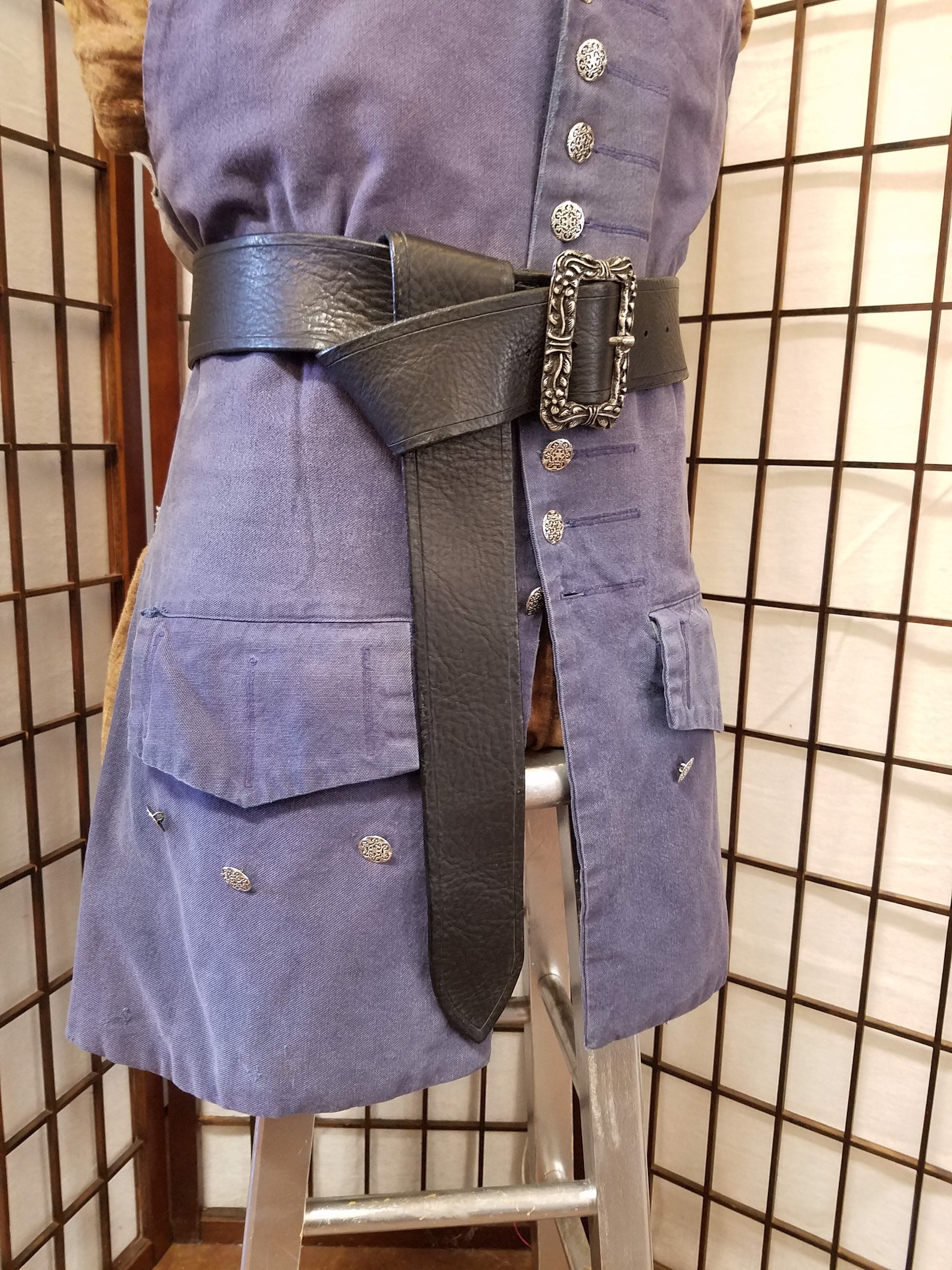 Swashbuckler Belt Black or Brown Made to Order Pirate - Etsy