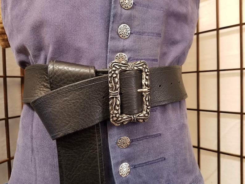 Swashbuckler Belt - Black or Brown - Made to Order - Hand-crafted, High ...