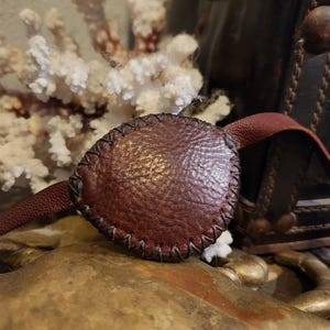 Deluxe Eye Patch With Stitching- BLACK or BROWN - High Quality Leather ...