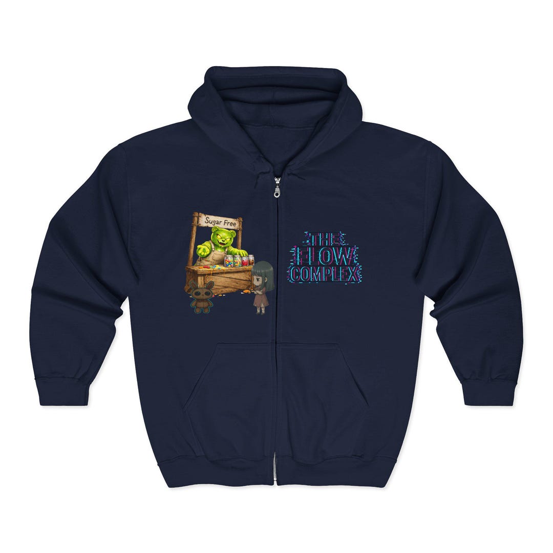 Gummy Bear Crew Graphic Hoodie | Full Zip Hooded Sweatshirt - Etsy