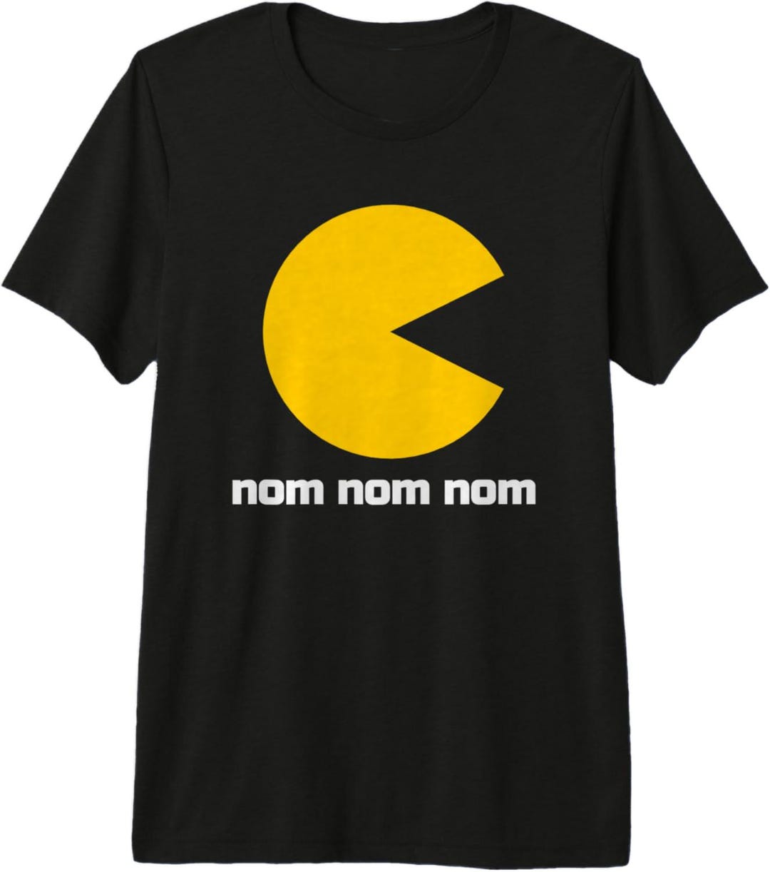 Classic Video Game Nom Nom Nom Premium Tri-blend T-shirt , Sweatshirt ...