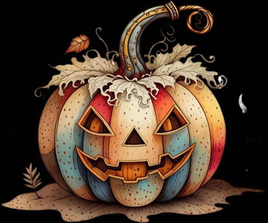 Halloween Witches, Pumpkins, Bats, Spooky Moon, Spiders, Ghosts, Junk ...