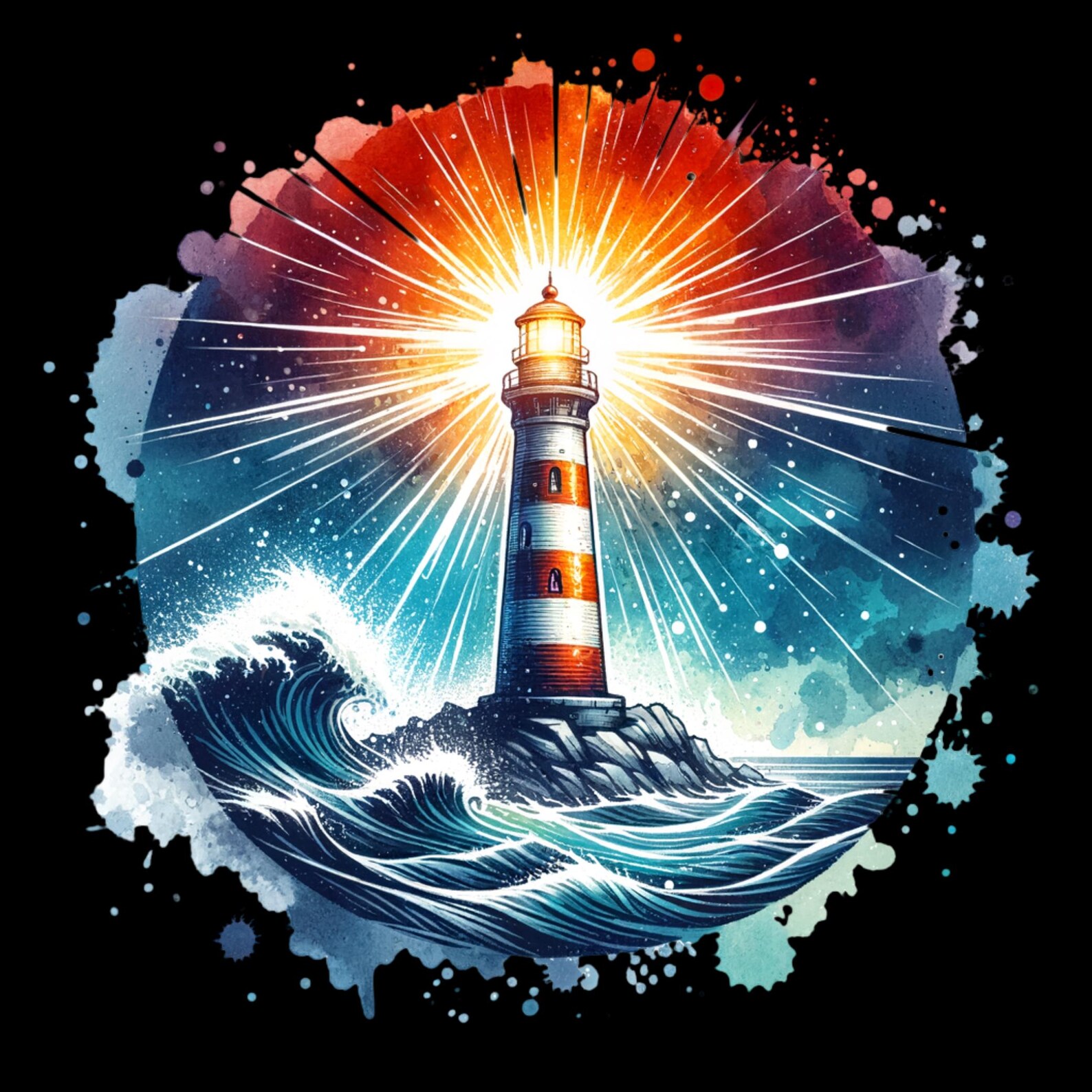 Lighthouse Digital PNG Clipart Collection Seaside Storms Cliffs Seasons ...