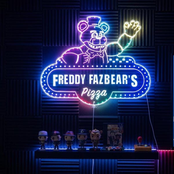 Neon Sign Five Nights at Freddys - Etsy