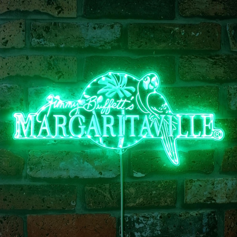 Jimmy Margaritaville LED Sign Wall Light Decor,home Bar Neon Like Light ...