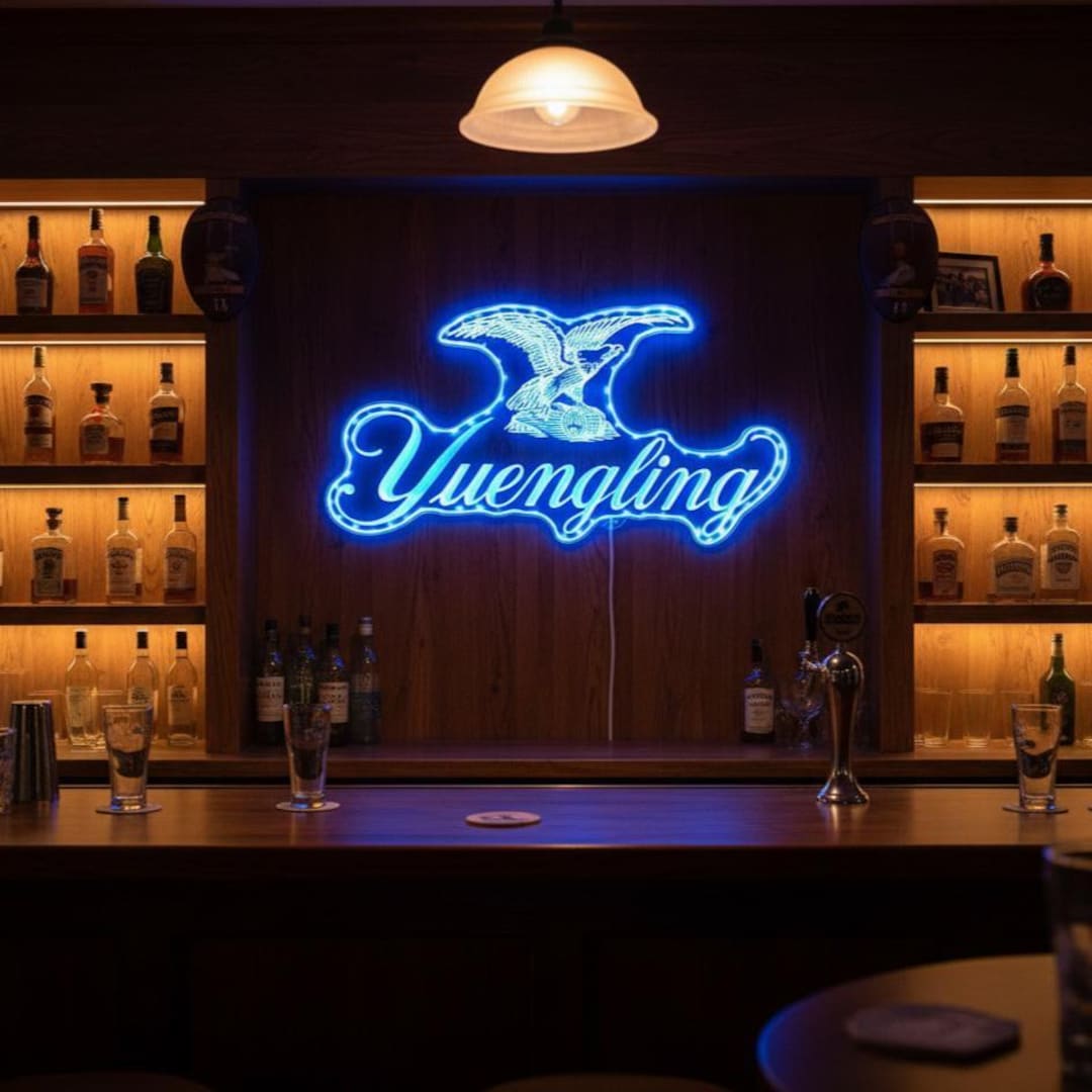 Yuengling Eagle LED Sign Wall Light Decor, Home Bar Neon Like Light ...