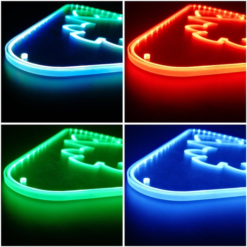 Five Nights at Freddy's Security Breach LED Sign Wall Light Decor, Five ...
