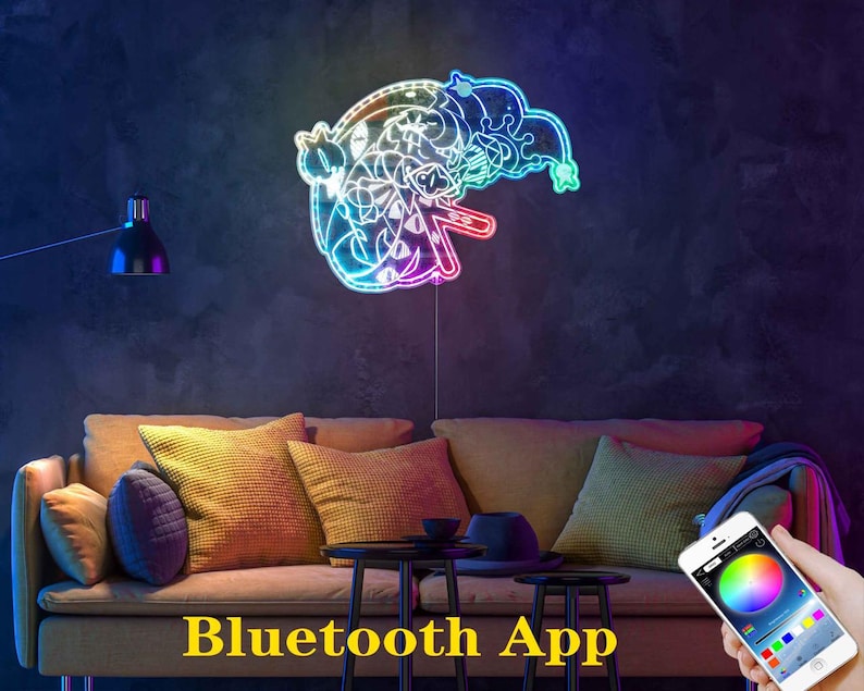 Shadow Milk Cookie LED Sign Wall Light Decor, Kingdom Run Neon Like ...